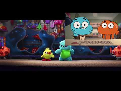 Gumball and Dawrin Reacts to The Toy Story 4 Trailer.