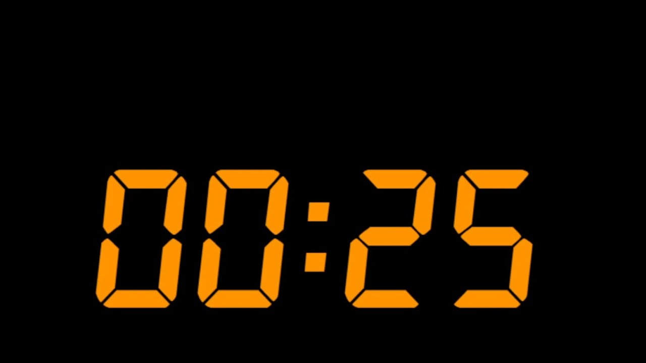25 SECOND TIMER - YouTube