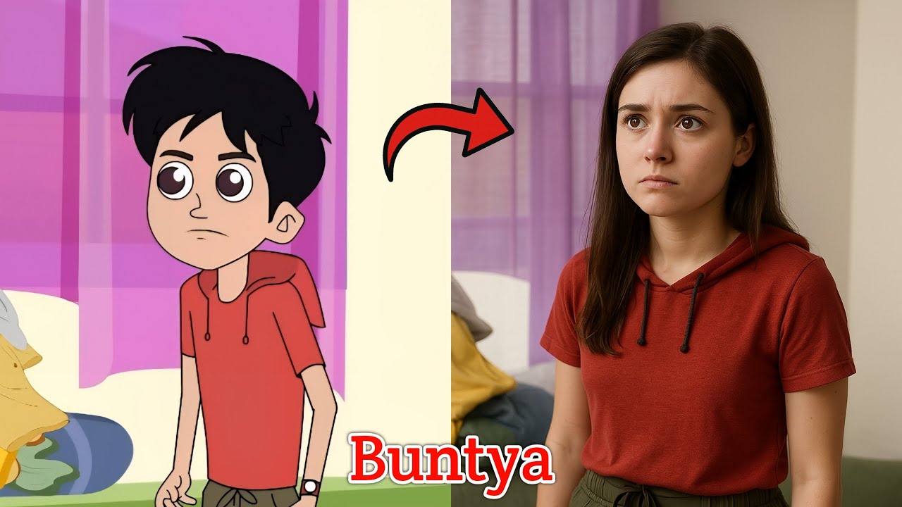 Chikoo Aur Bunty Characters in Real Life but Opposite Gender - YouTube