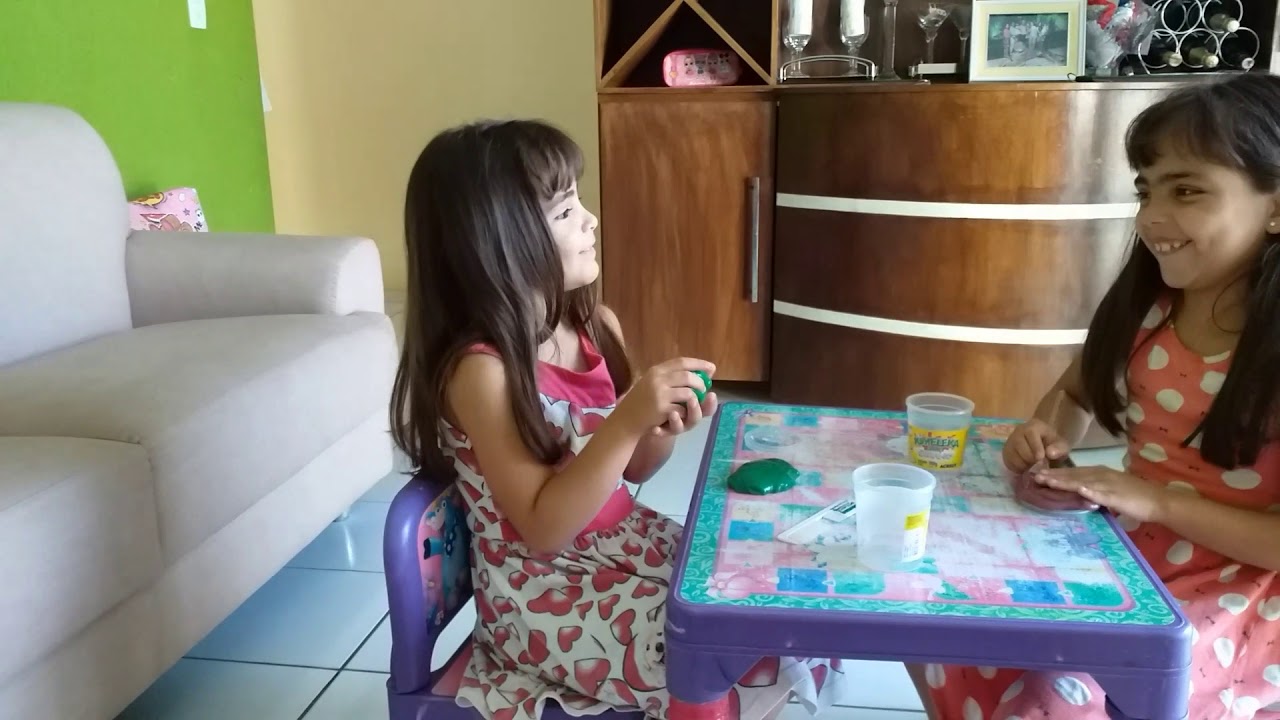 Brincando Com Slime Youtube