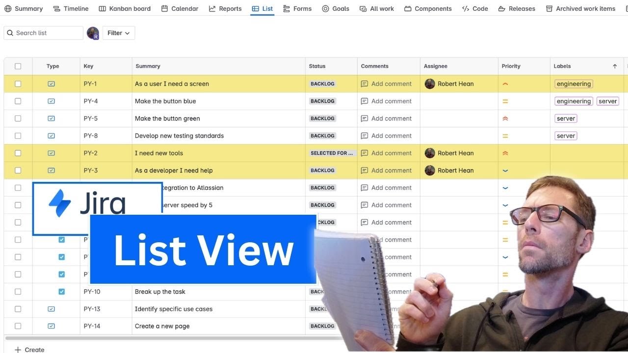 The Jira List View | Explained in 9 Minutes - YouTube