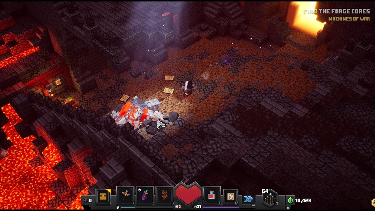 WHERE TO FIND THE RUNE IN FIERY FORGE ADVENTURE III No Commentary ...