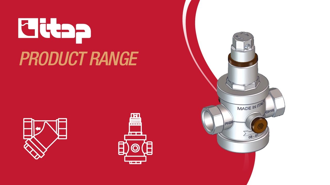 Pressure reducing valves and Y-strainers - series EUROPRESS, MINIPRESS ...