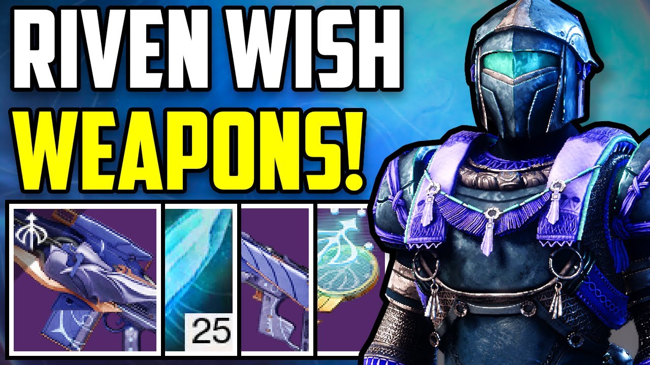 Destiny 2: NEW Riven Wish Weapons PVE God Roll Guide! (Best Perks ...