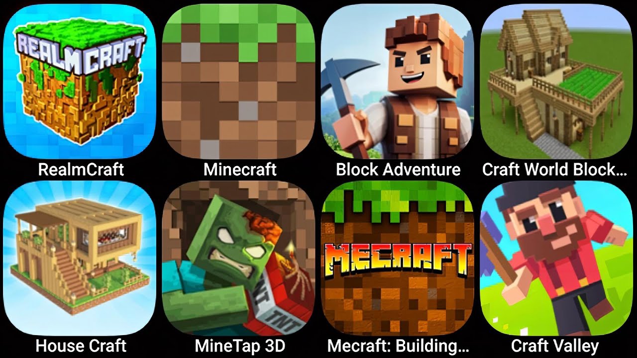RealmCraft, Minecraft, Block Adventure, Craft World Block, House Craft ...