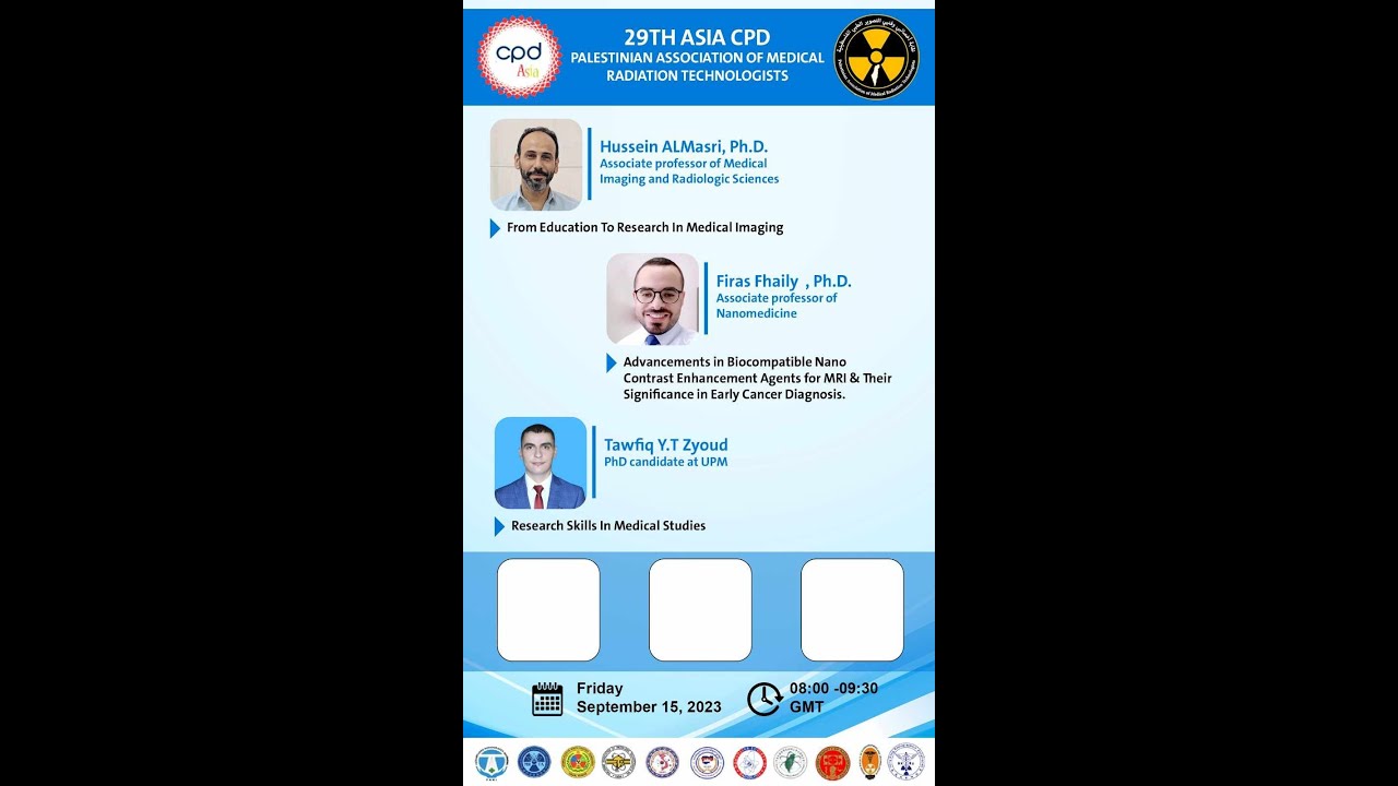 29th ASIA CPD Program for Radiographers - hosted by Palestine (PAMRT ...