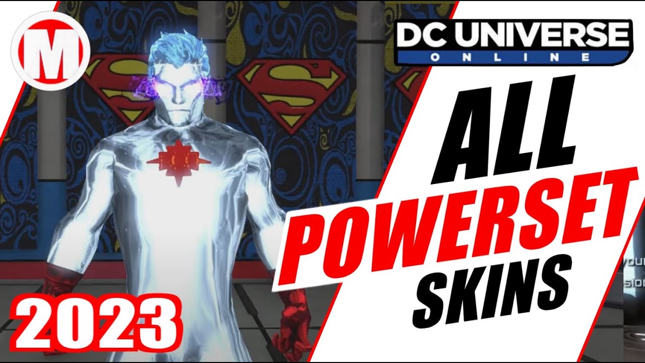 DCUO All Powerset Skins - YouTube