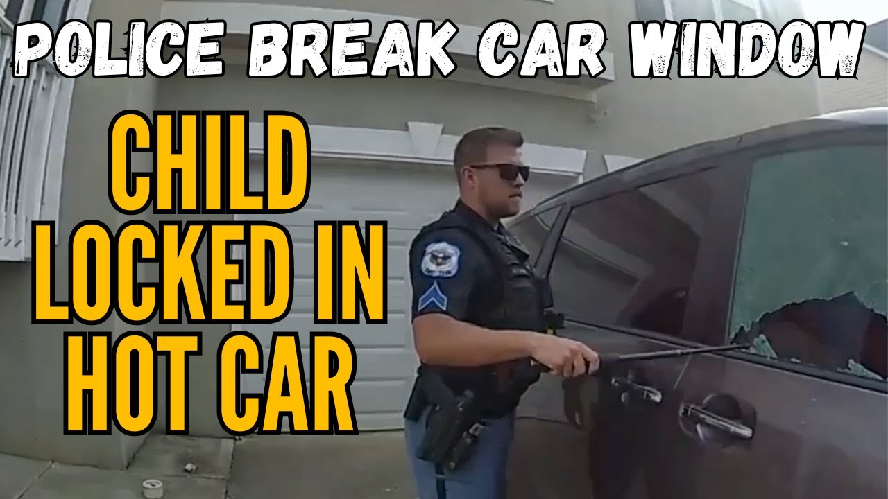 Dramatic Rescue: Police Save Child Trapped in Hot Car! - YouTube