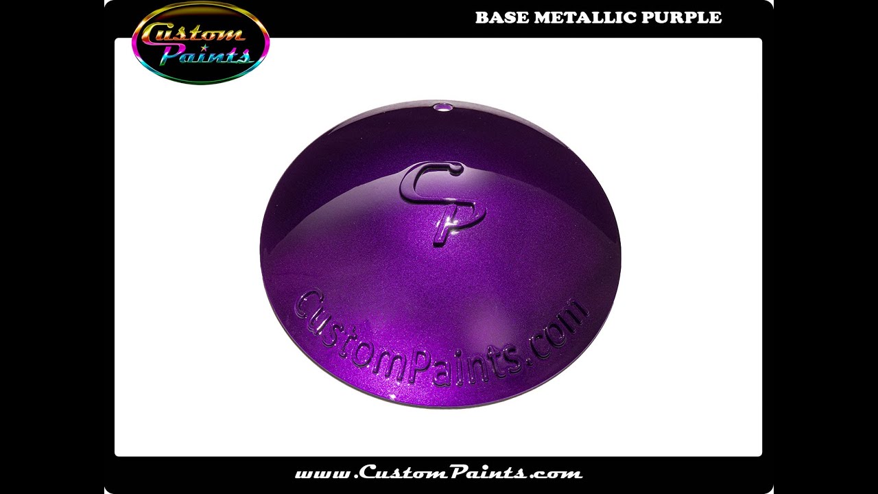 Base Metallic Purple - Custom Paints - YouTube