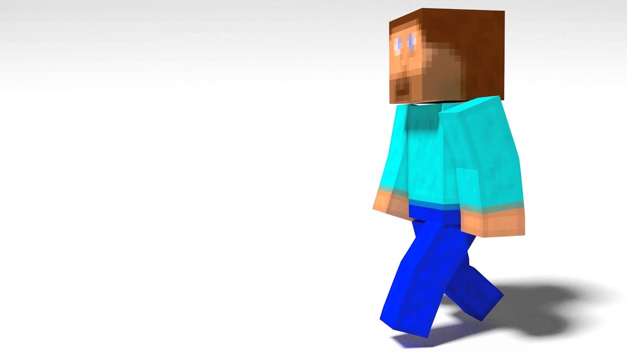 Test Animation: Minecraft Walk - YouTube