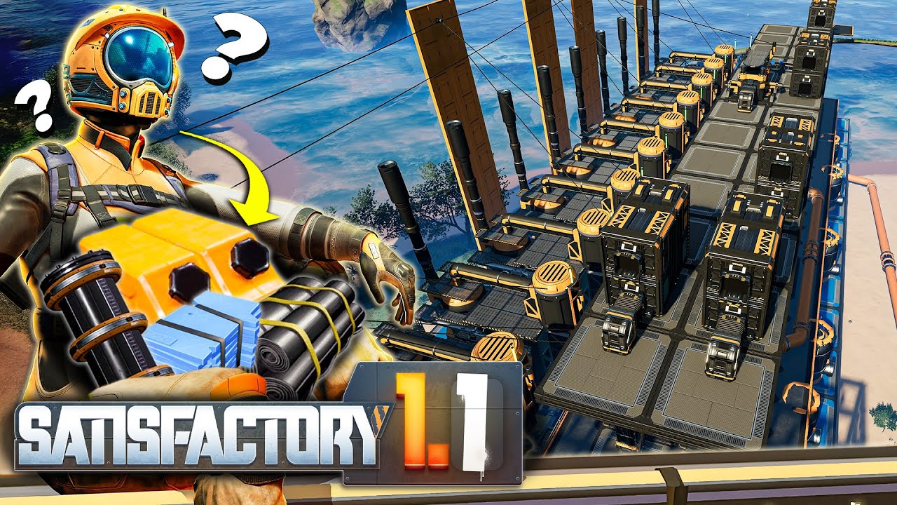 Building a Massive Oil Factory in Satisfactory (Episode 15) - YouTube
