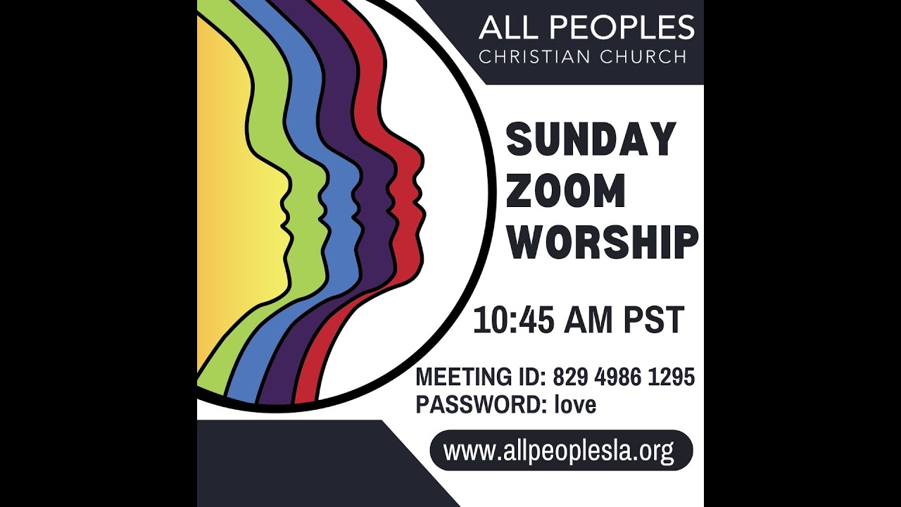 6/2/24 All Peoples Zoom Worship Service - YouTube