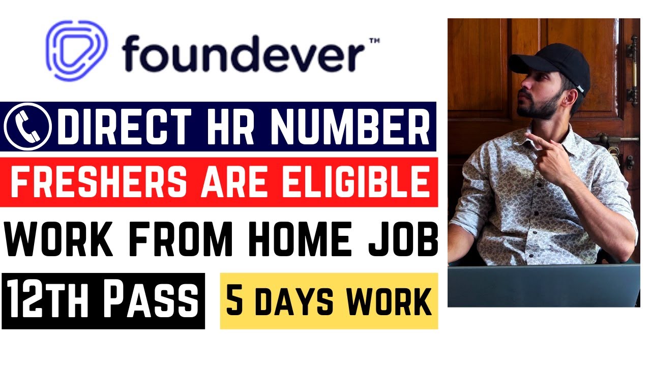🔥Foundever Work From Home Job | 🆕Freshers | 🎓 12th Pass Job | Easy & Simple Job | 📞Direct ...