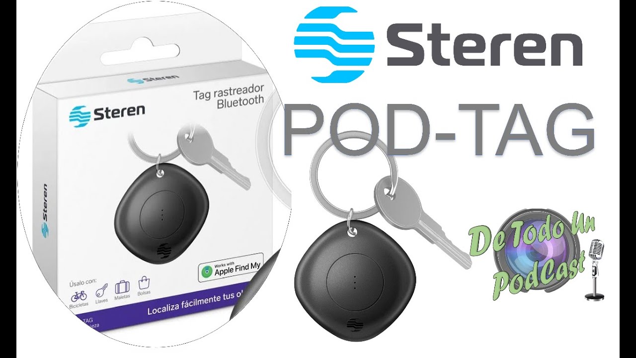 📡 POD-TAG el #rastreador bluetooth para #iOS 💻 #steren - YouTube