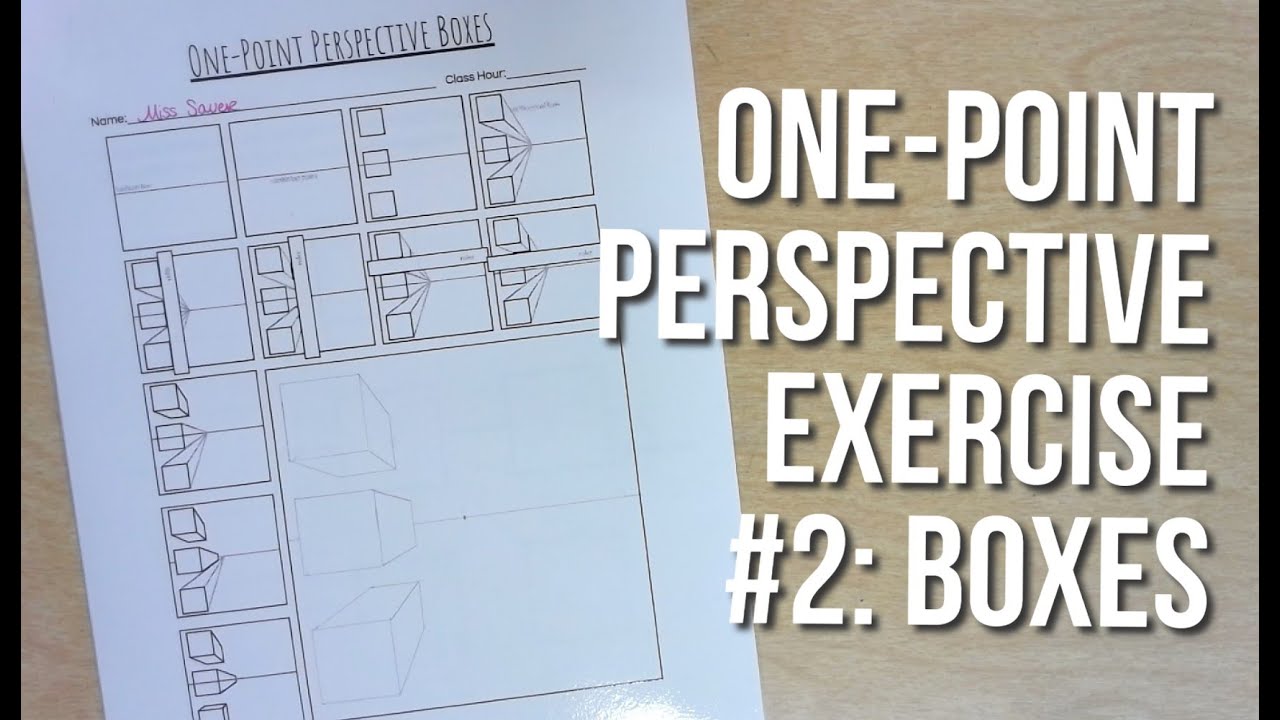 One-Point Perspective: Exercise #2 - YouTube