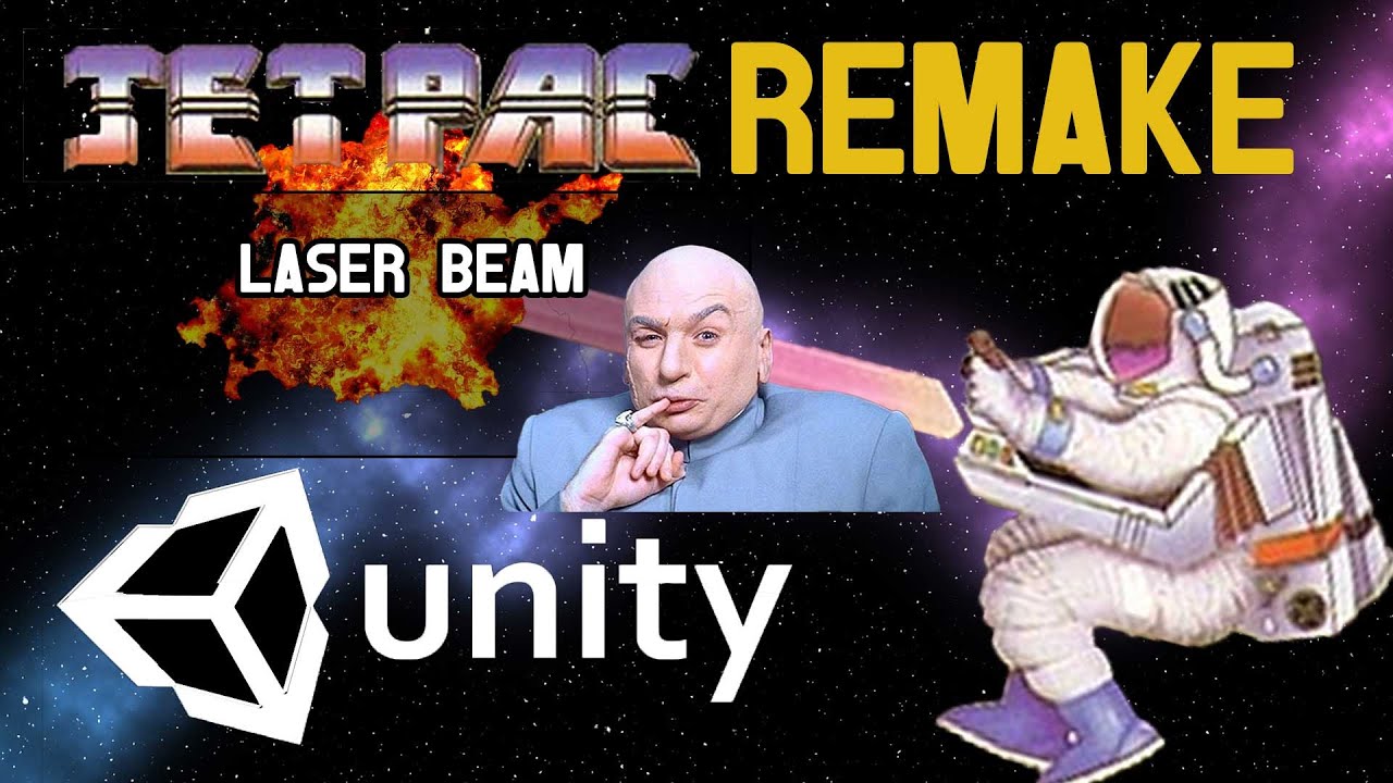Jetpack Retro Remake in Unity Part 12 - Lasers in Space: Fighting back ...