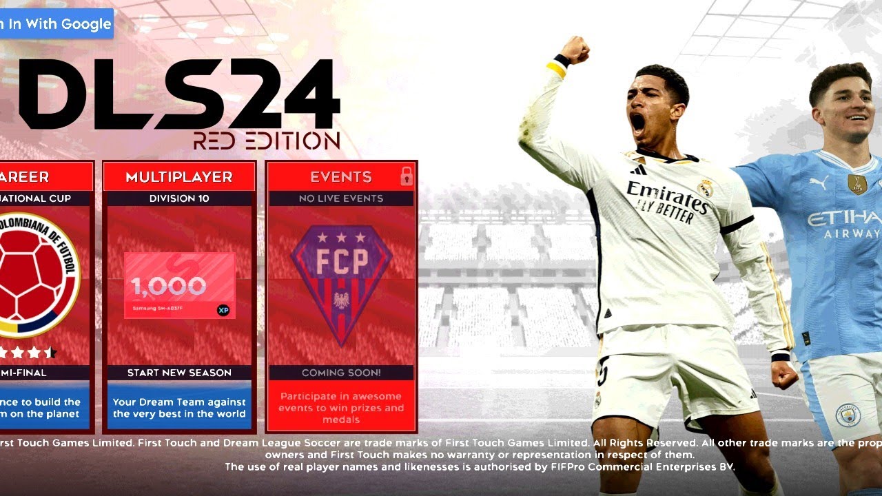 DLS 19 MOD DLS 24 RED EDITION (APK+OBB+DATA) 350 MB Best Graphics ...