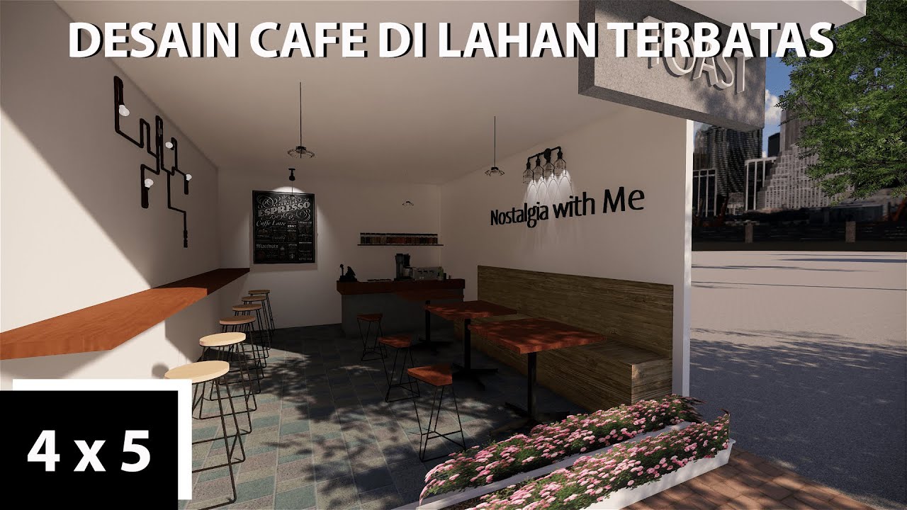 DESAIN CAFE DENGAN LAHAN TERBATAS ( RUKO ) - YouTube