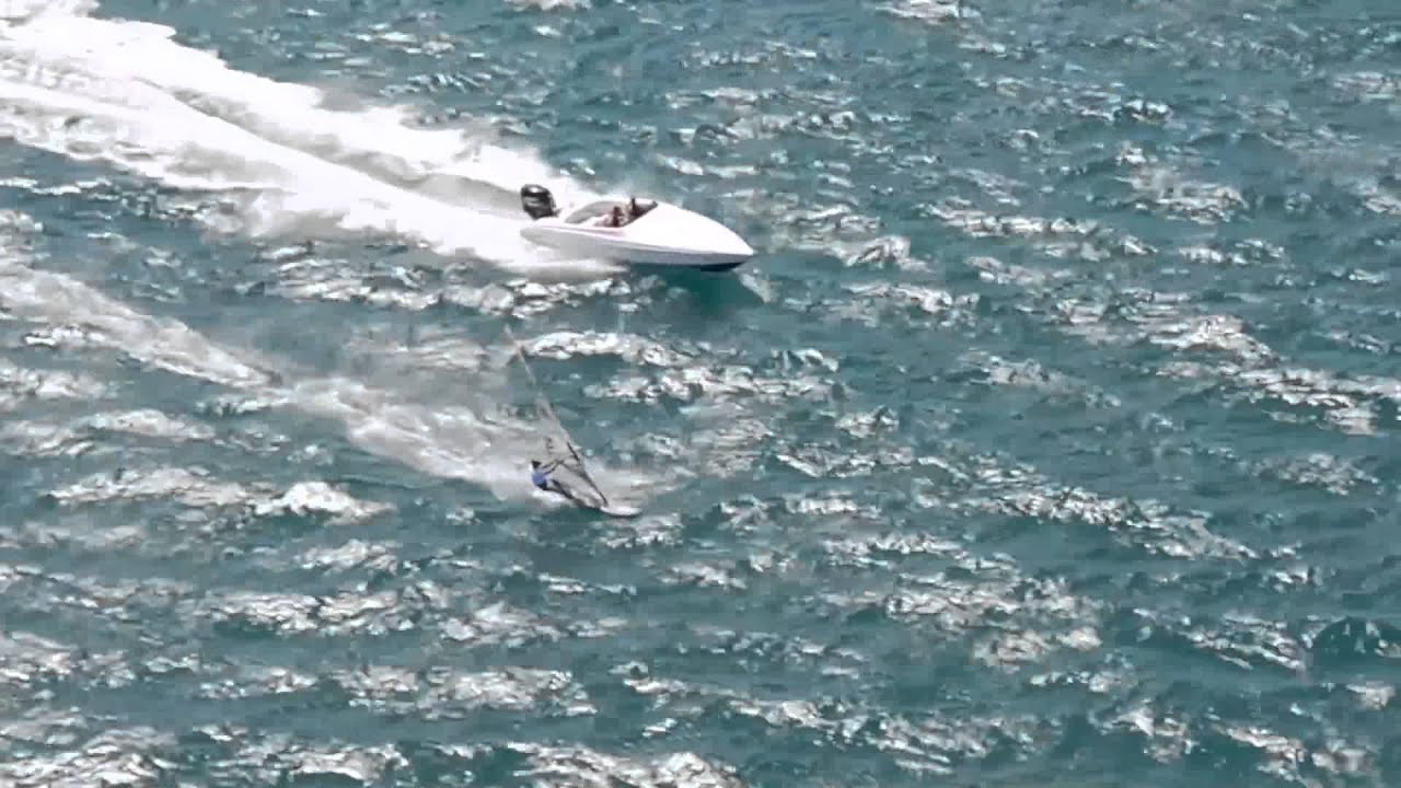 Surfing Windsurfing crazy speed !!! 2 boats full HD 1080p - YouTube