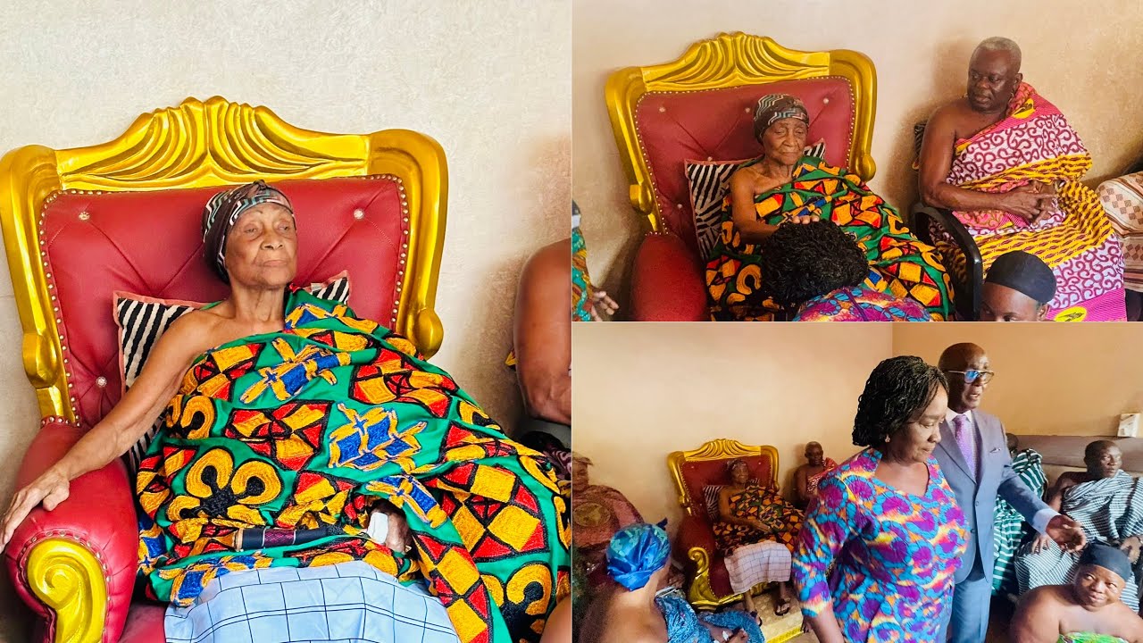 Beautiful🤩Asantehemaa bestows her royal blessing on Prof.Jane Naana ...
