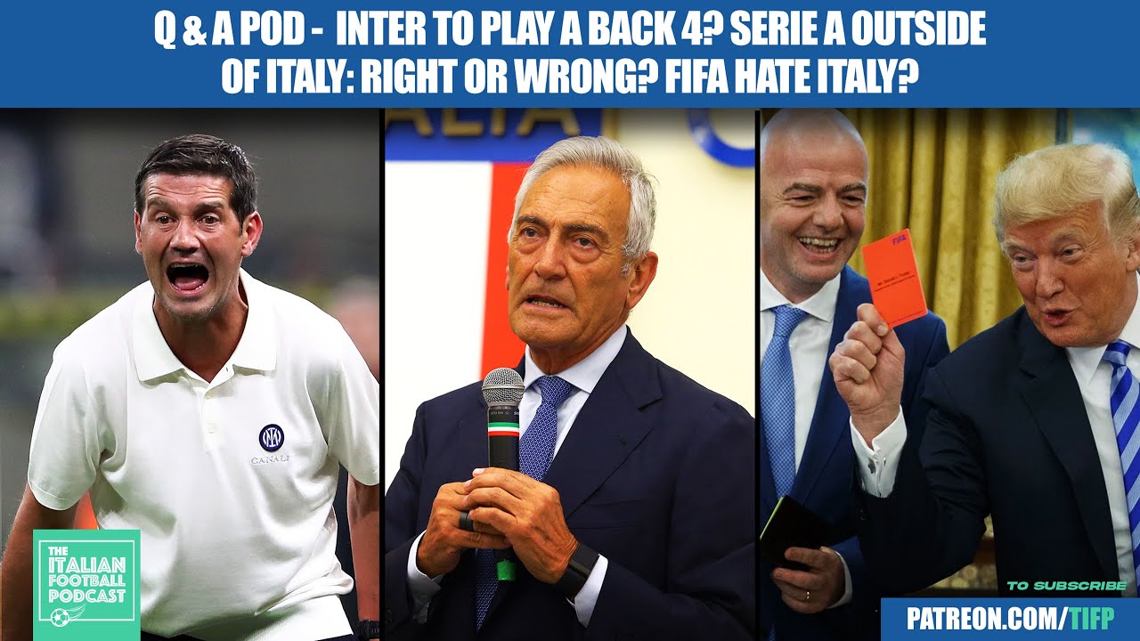 Inter To Play A Back 4? Serie A Outside Of Italy: Right Or Wrong? FIFA ...