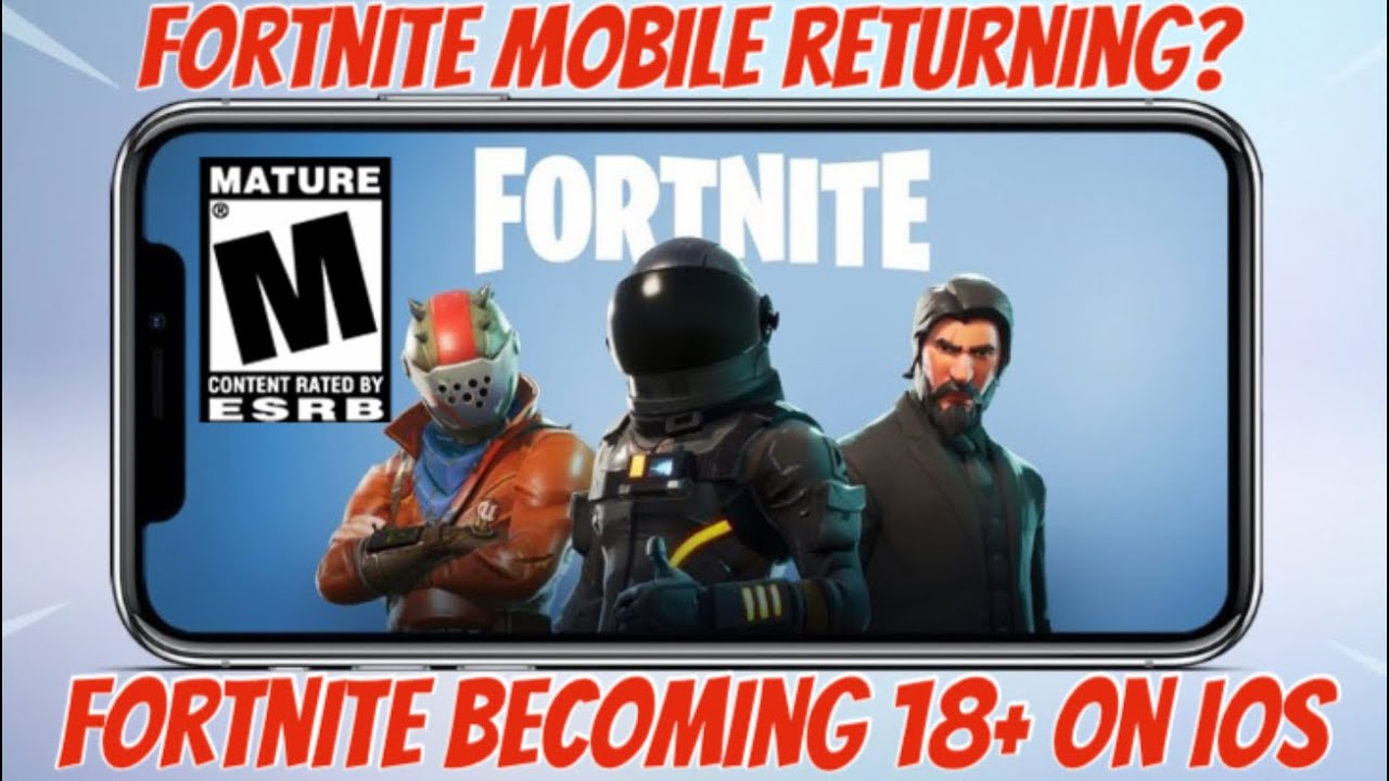 FORTNITE RETURNS TO iOS? (iOS Makes Fortnite 18+) - YouTube