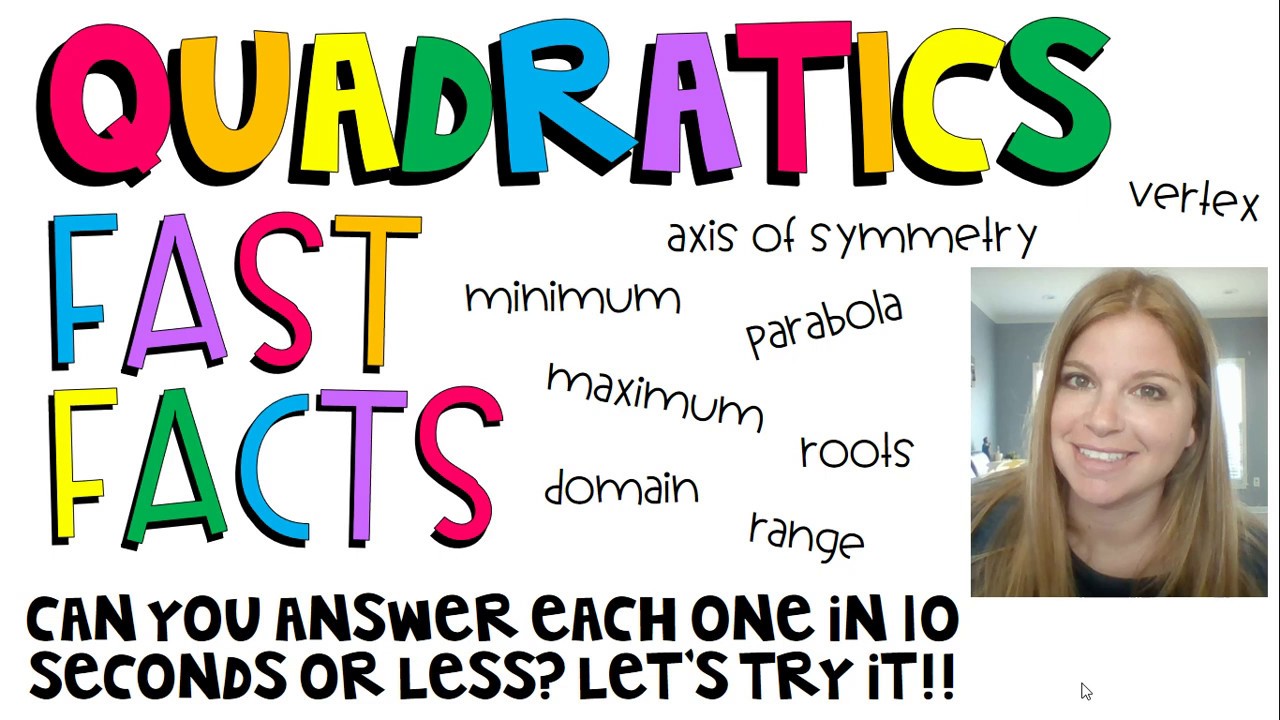 Algebra 1 Quadratics Fast Facts Of The Basics YouTube algebra-1-quadratics-fast-facts-of-the-basics-youtube