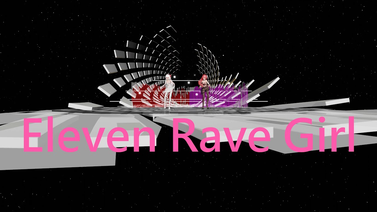 【MMD】Eleven Rave Girl【Tda Bride Luka 1.01】4K - YouTube