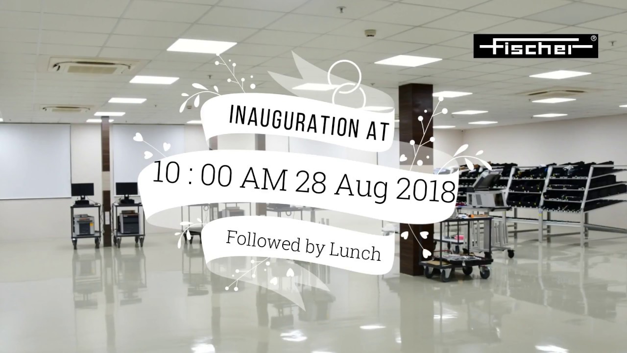 FISCHER Assembly Plant Inauguration in India - YouTube
