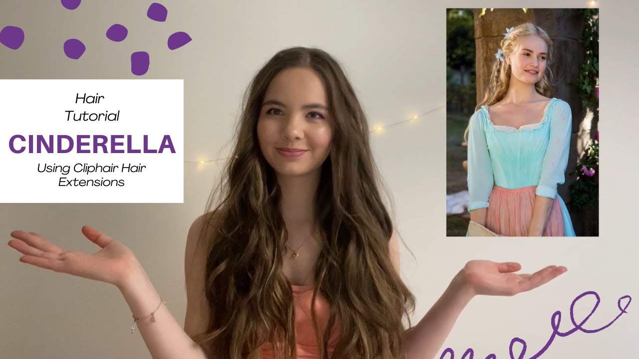 Cinderella Hair Tutorial Using Hair Extensions | Cliphair by dawn of ...