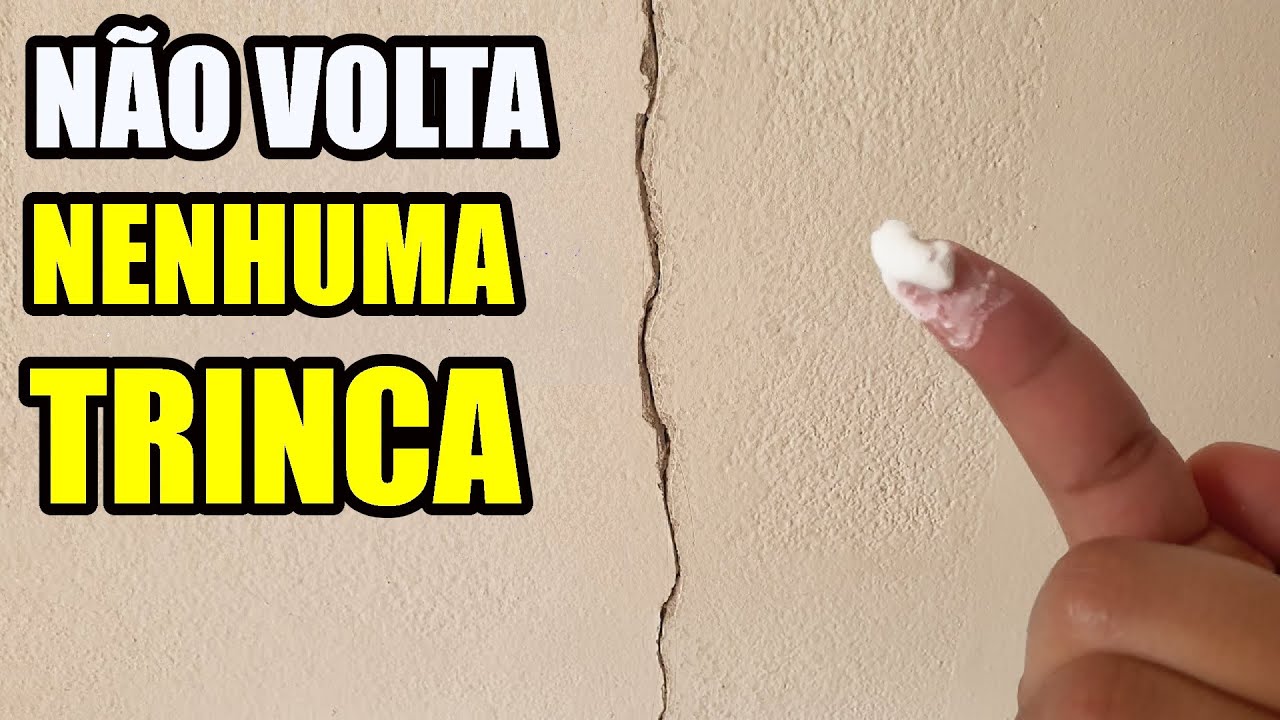 ACABA COM TRINCAS NAS PAREDES E MUROS COM ISSO (passo a passo completo ...