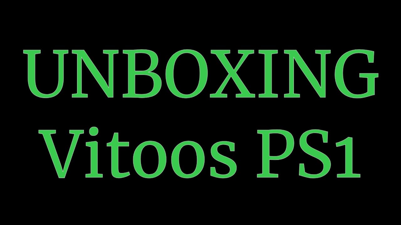 Vitoos PS1 and Ammoon Mini Chorus Unboxing - YouTube