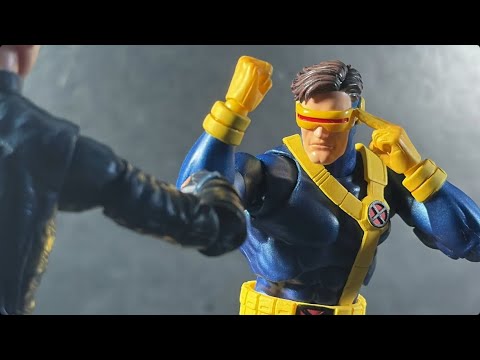 X-men 97 Cyclops fight scene Stop-Motion recreation - YouTube