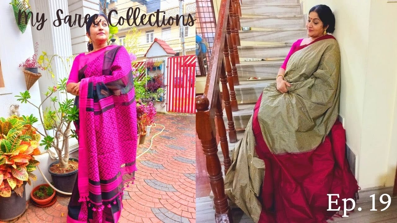 My Saree Collections | Ep 19 | Beena Thomas - YouTube