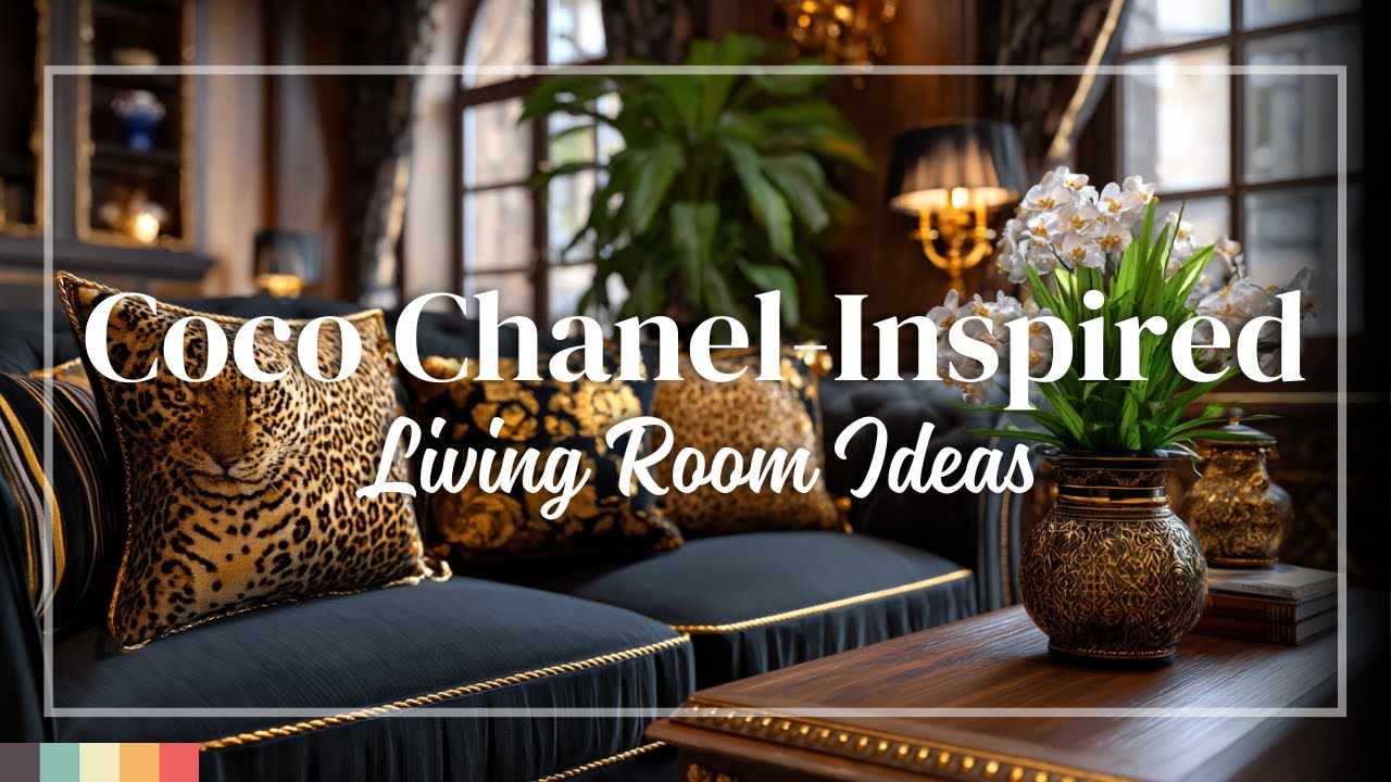 Elegant French Country Living Room Decor Inspired by Coco Chanel - YouTube