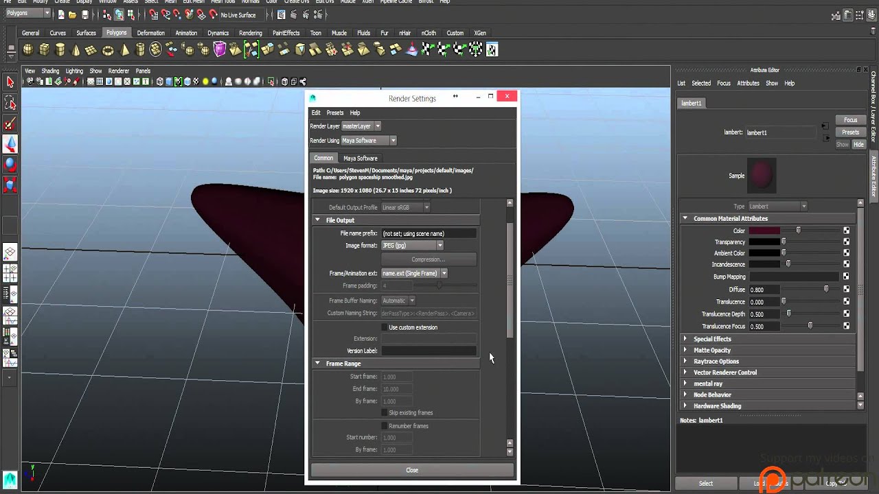 Beginning Maya 5: Coloring and Rendering - YouTube