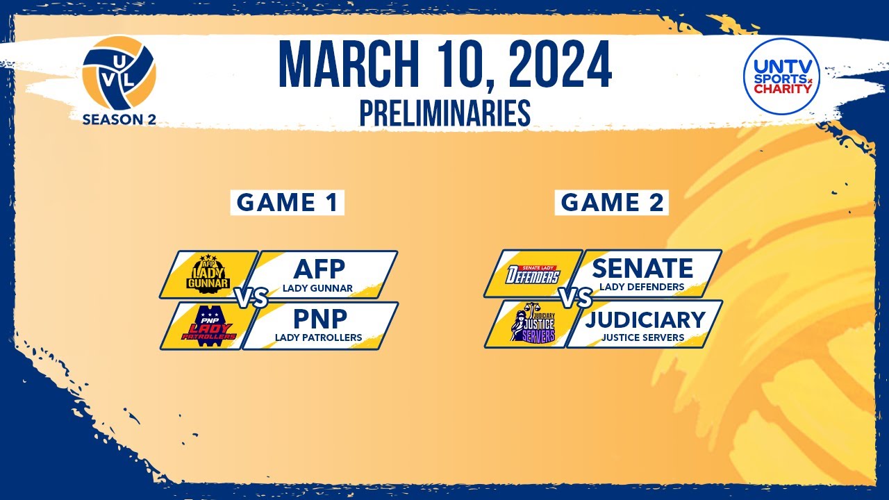 UNTV Volleyball League Opening Game at Rizal Memorial Coliseum | March ...