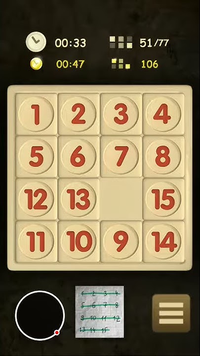 How to solve 15 puzzle - YouTube