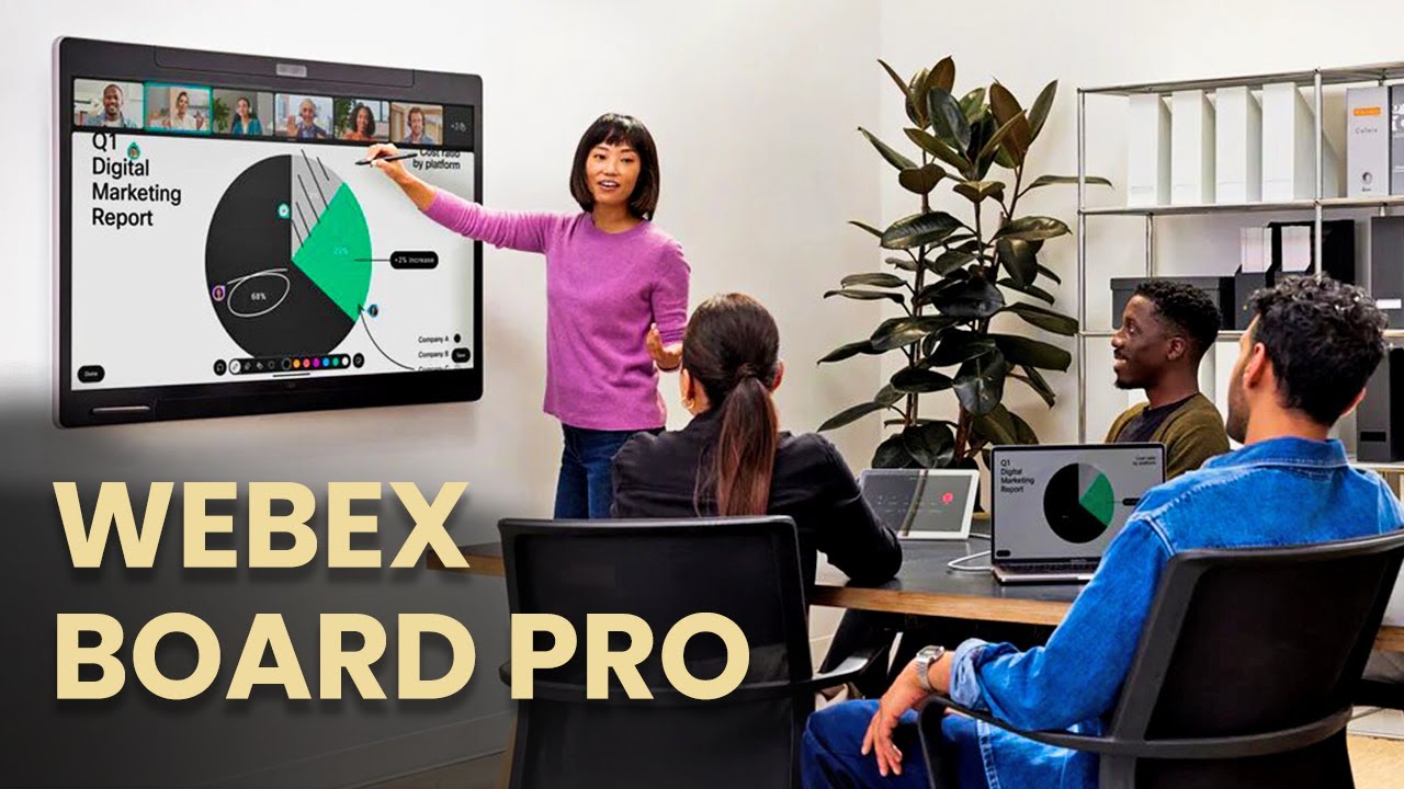Cisco Board Pro - The Ultimate Room Device for Hybrid Teams - YouTube