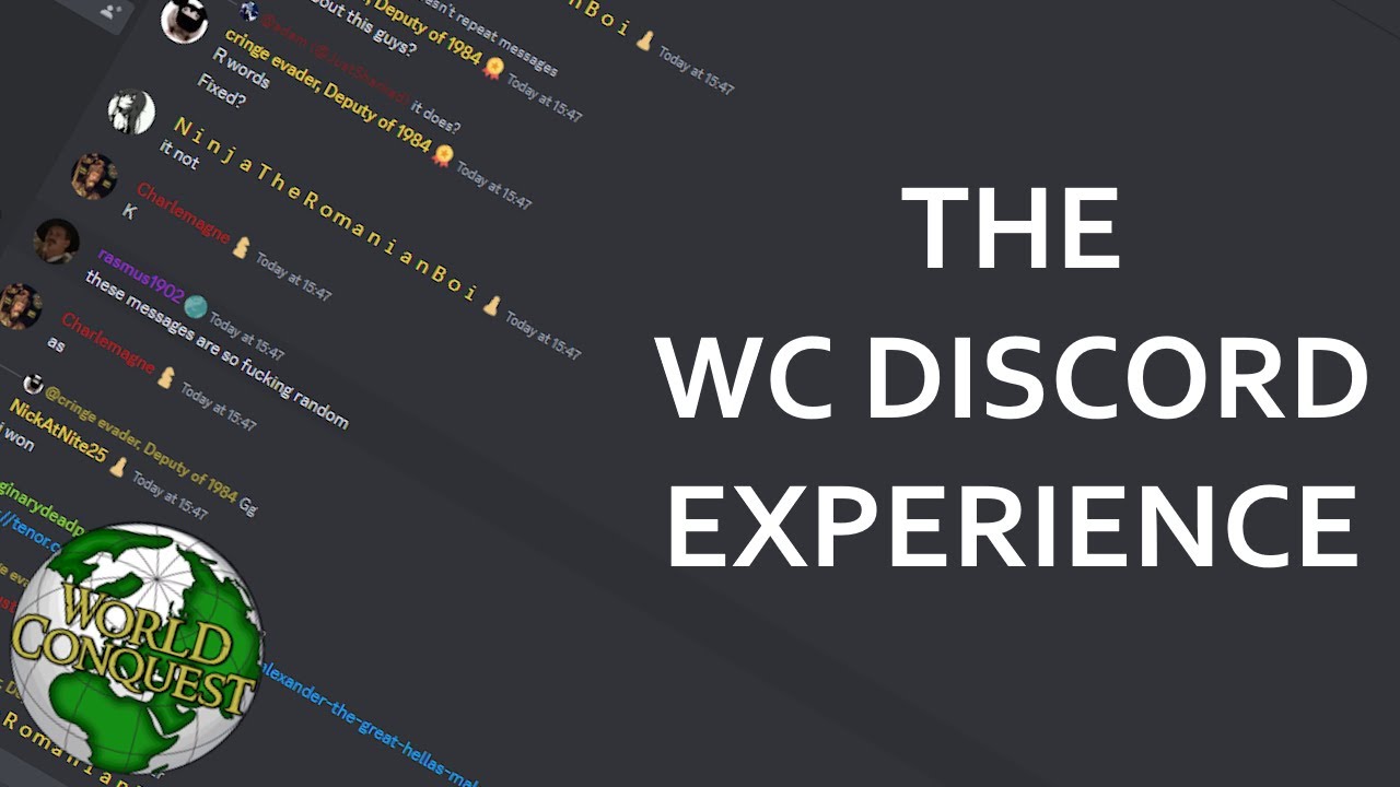 The World Conquest Discord Experience - YouTube