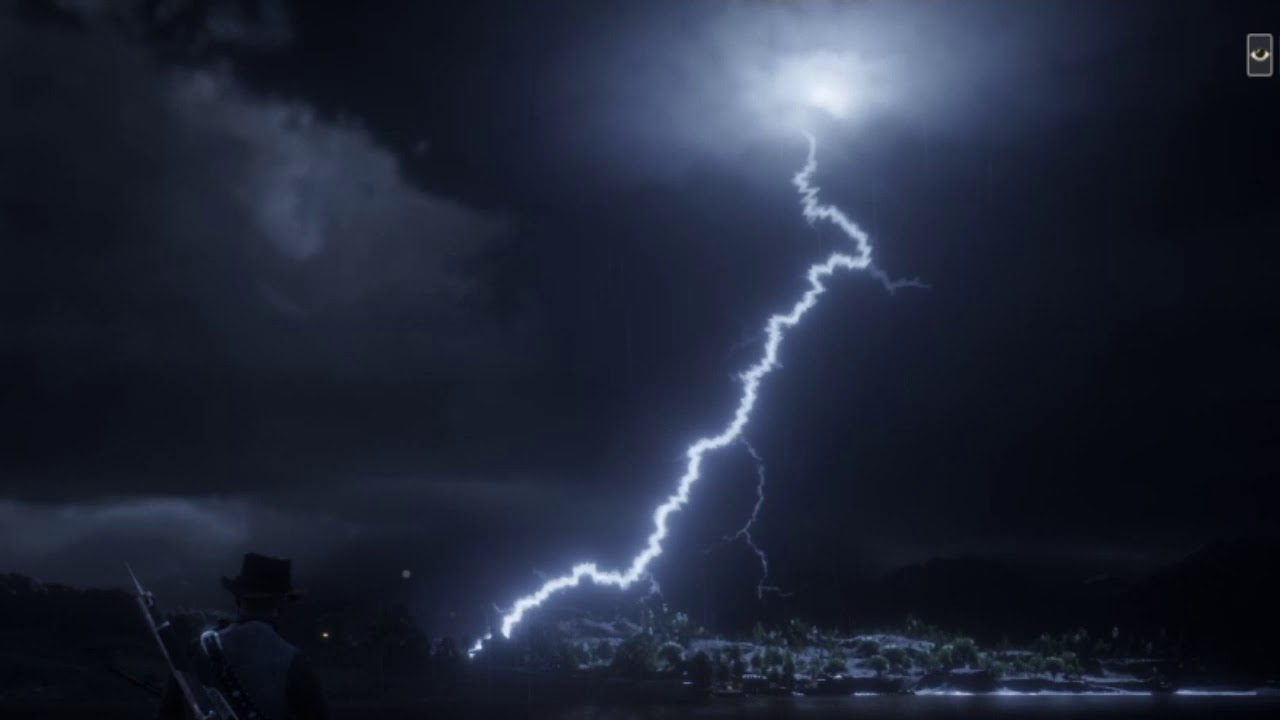 Lightning Hits Blackwater, RdR2 Online - YouTube
