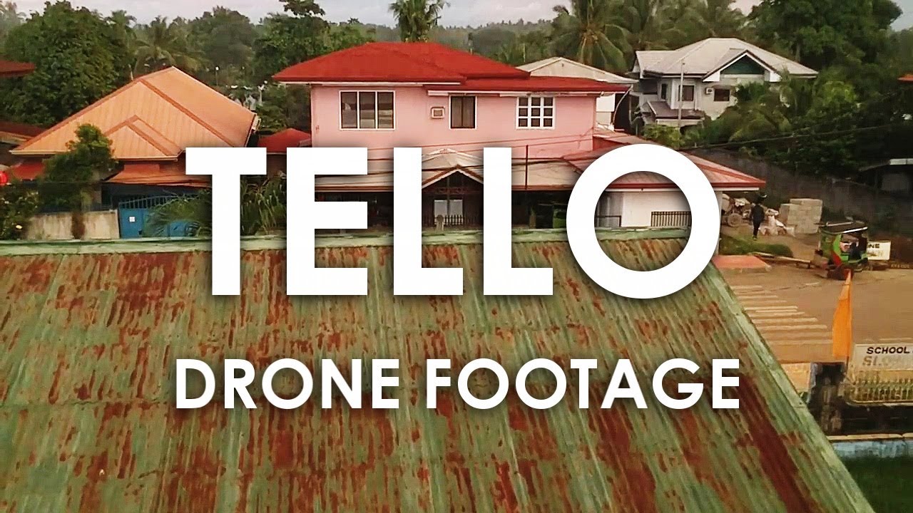 Tello Drone Footage w/o WIFI Repeater - YouTube