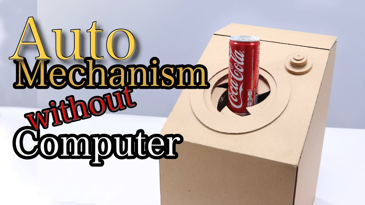 Automatic DIY Cardboard Vending Machine Without Computer - YouTube
