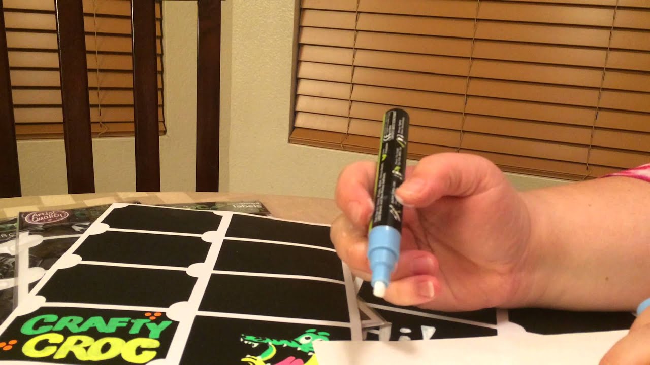 Product Review: Crafty Croc CHALK MARKERS - MEGA 10 Pack - YouTube