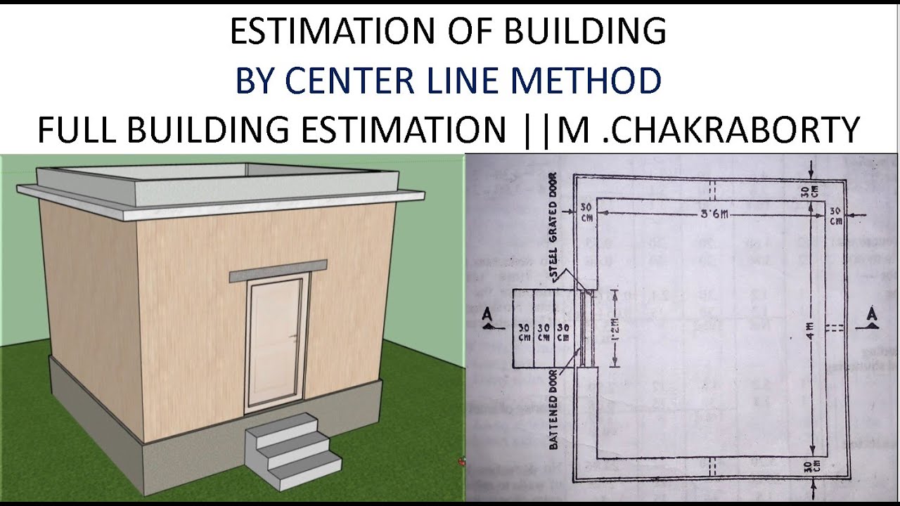ESTIMATION OF BUILDING BY CENTERLINE METHOD - YouTube