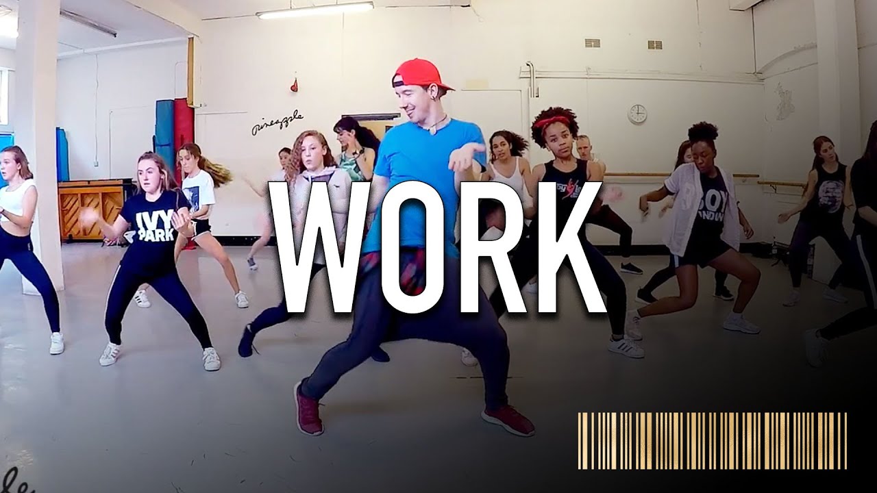 WORK by Rihanna | Beginner Dance CHOREOGRAPHY - YouTube