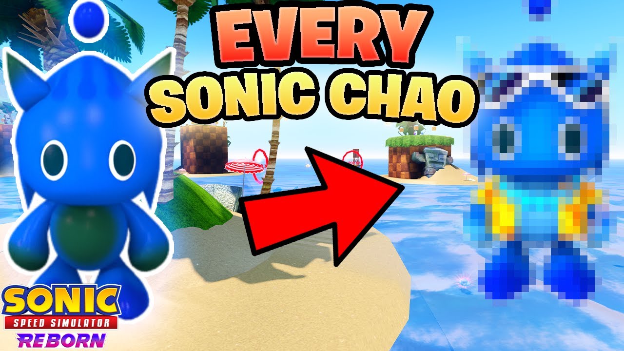 Every *SONIC CHAO* In Sonic Speed Simulator! - YouTube
