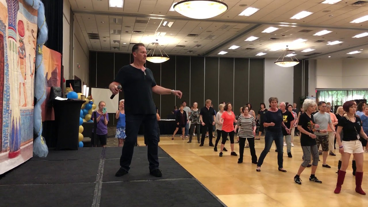 Boys Line Dance by Scott Blevins & Joey Warren @ 2019 Marathon - YouTube