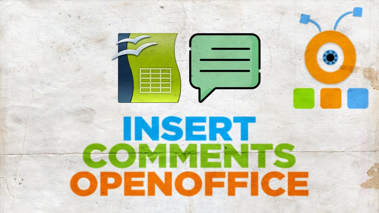 How to Insert Comments in Spreadsheet in Open Office - YouTube
