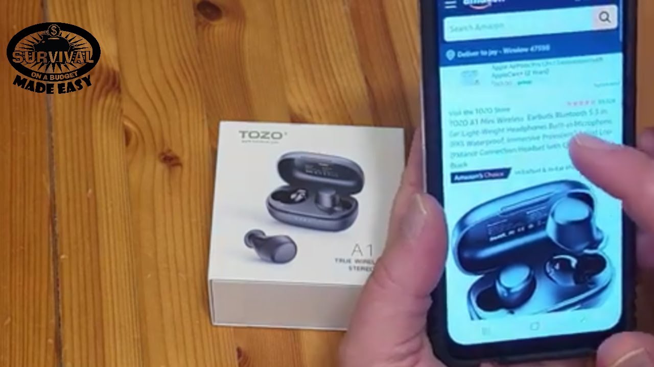 TOZO A1 Mini Wireless Earbuds - YouTube